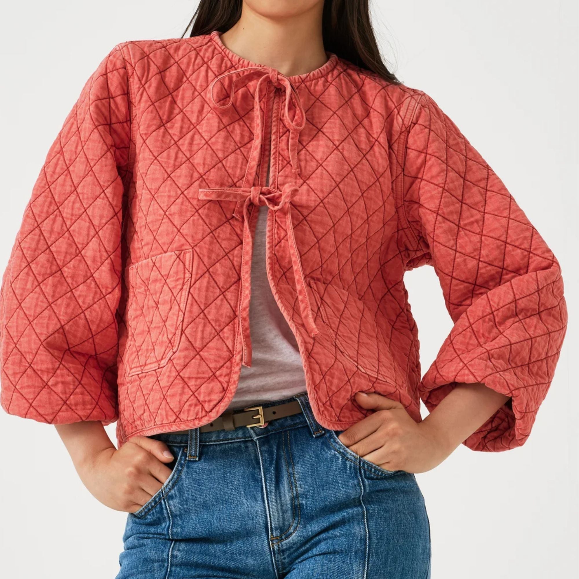 Seventy + Mochi Aria Jacket Mineral Red – RUSKIN