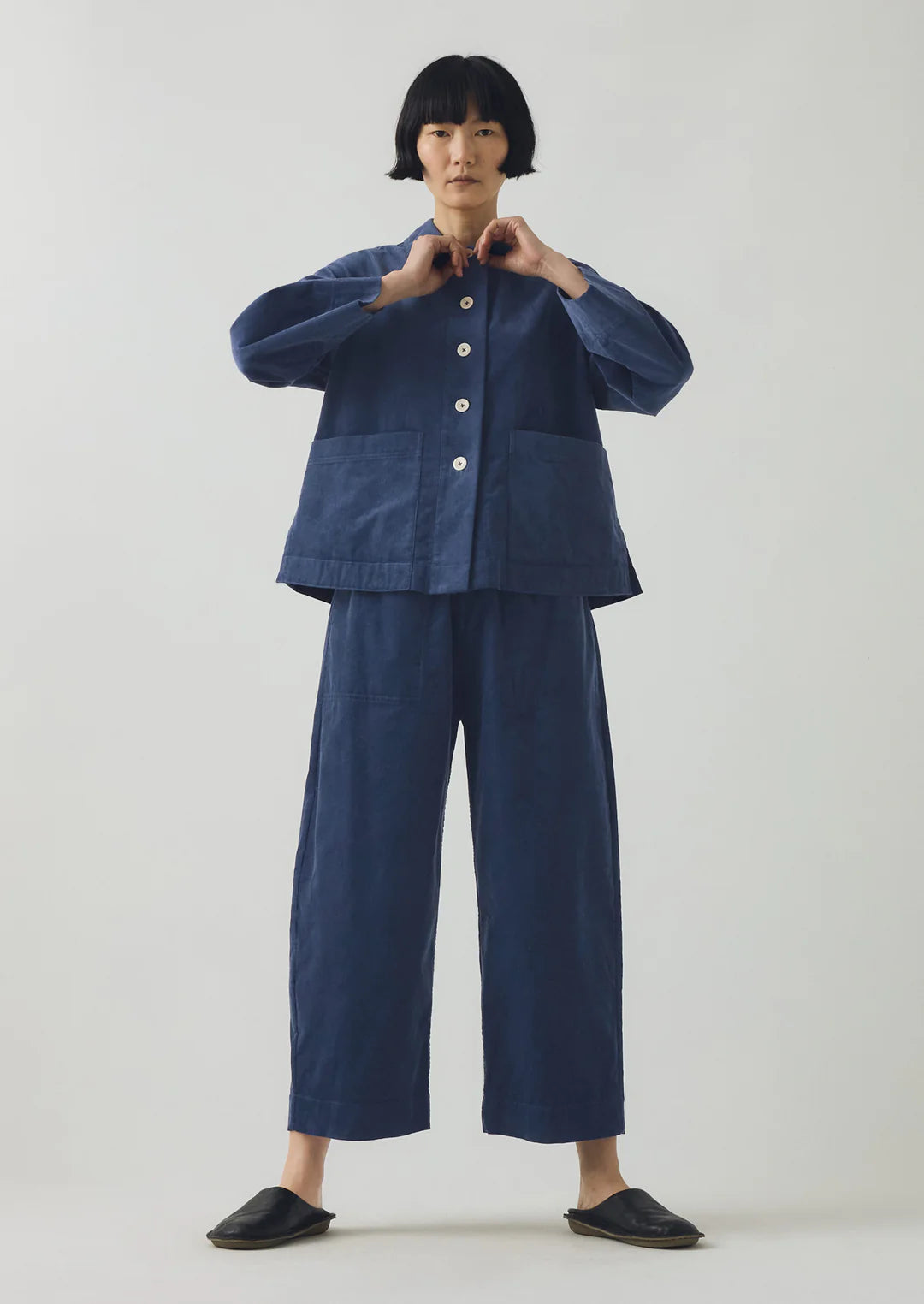 Toast Organic Cotton Cord Shirt Denim Blue – RUSKIN