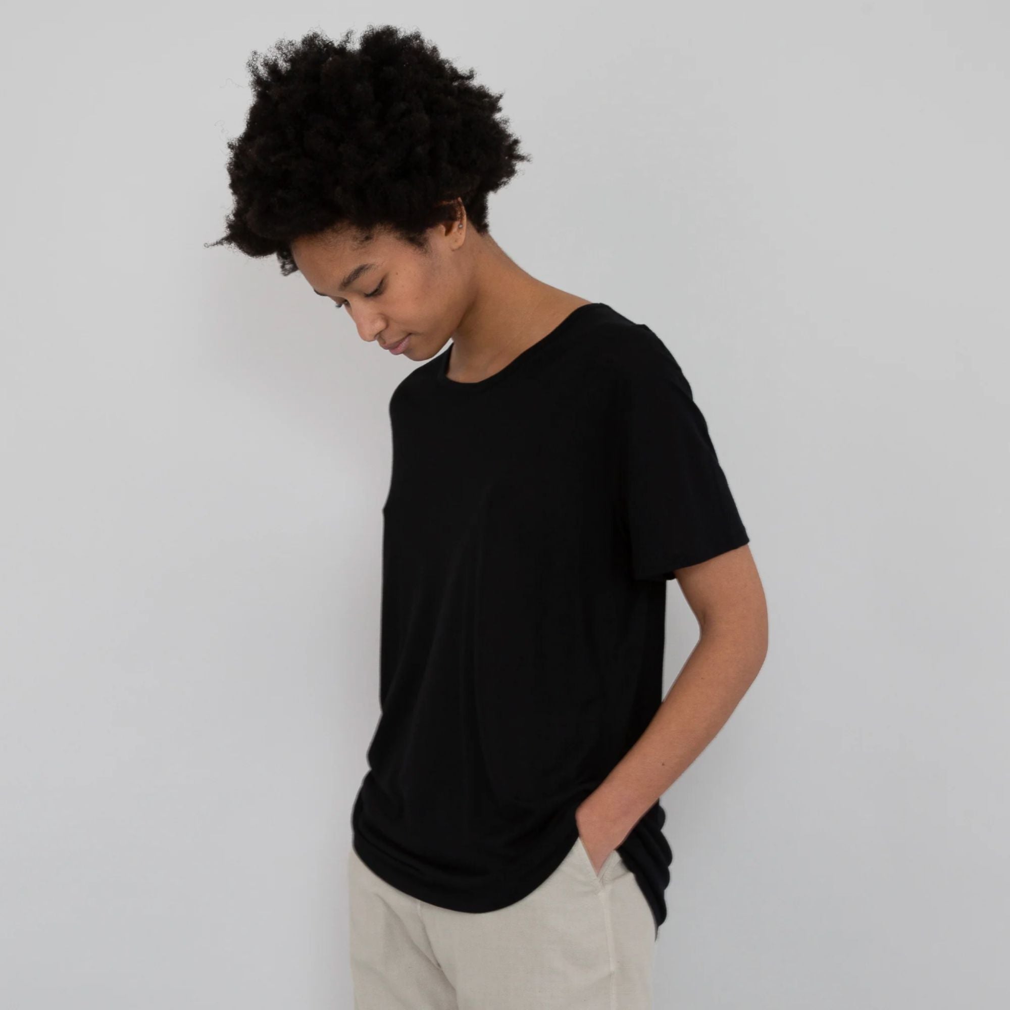 YMC T Shirt - Black - Slouch Tee – RUSKIN