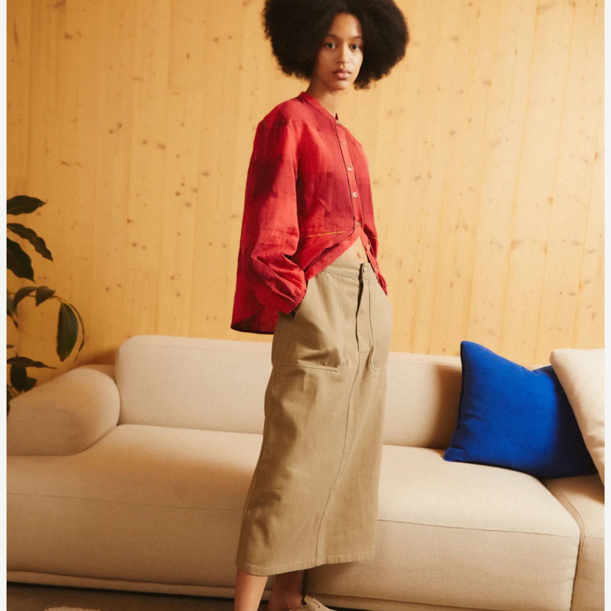 LF Markey Daly Skirt Olive – RUSKIN