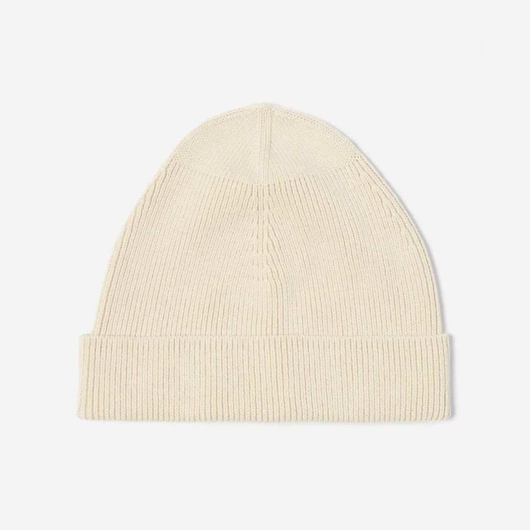 Universal Works Hat - Sand - Unisex Watch Cap Sand Cotton Rib – RUSKIN